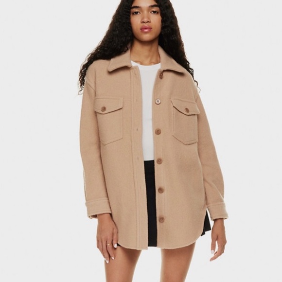 Wilfred | Jackets & Coats | Wilfred Ganna Wool Shirt Jacket Shacket ...
